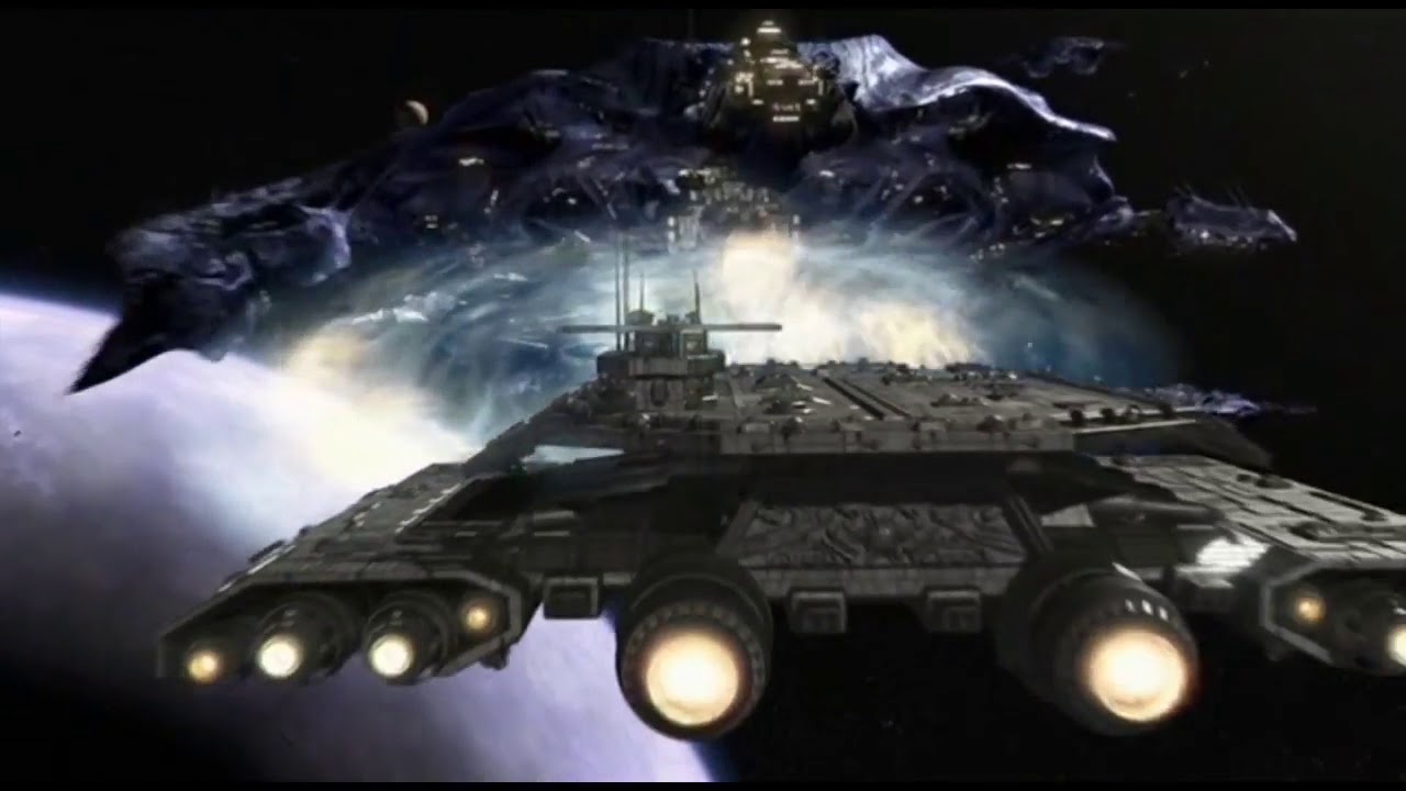 Stargate Atlantis Fight Scene All Space Battle Part 1 - YouTube