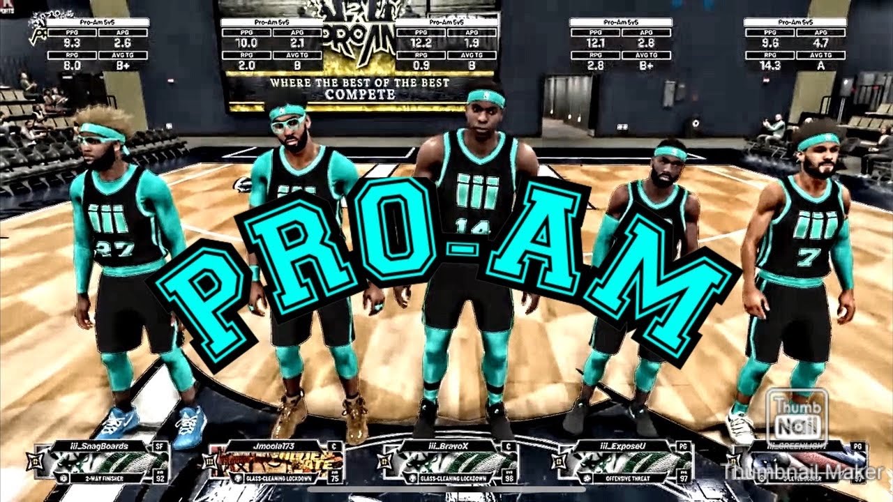We Are The Best Pro-am Team in NBA 2k20 - YouTube