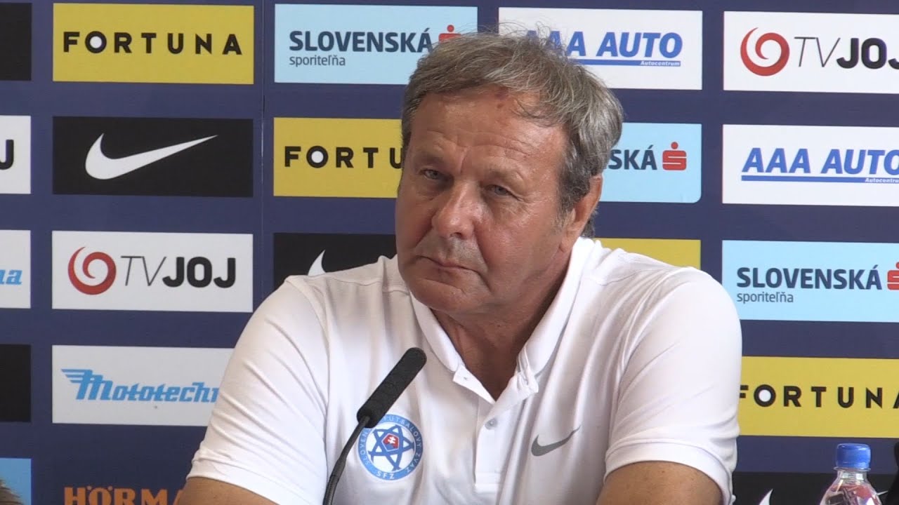 Slovakia Manager Jan Kozak Press Conference Ahead Of England World Cup ...