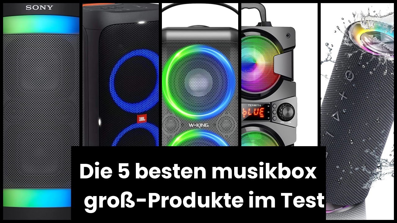 【MUSIKBOX GROSS】Die 5 besten musikbox groß-Produkte im Test! - YouTube