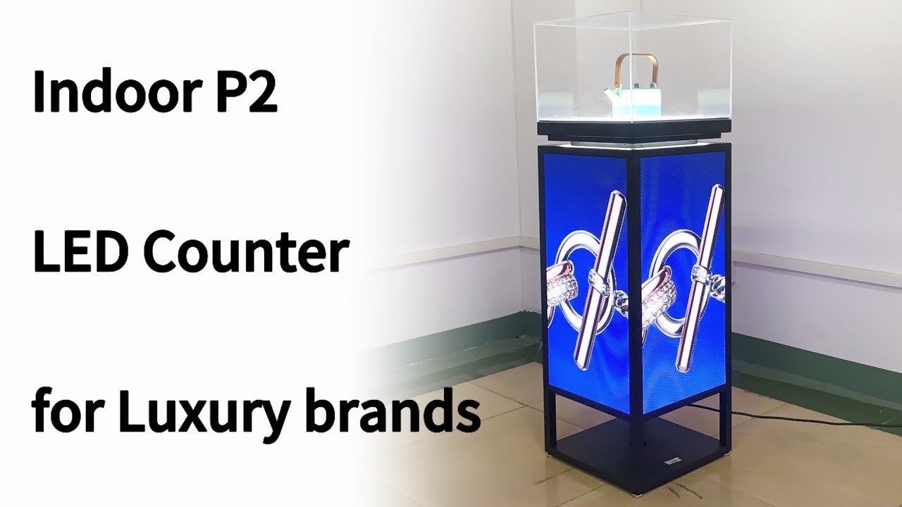 Indoor P2 Counter LED Screen for Luxury Brands#nseled #nseledcloud # ...