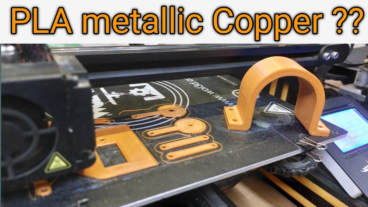 Try PLA Metallic Copper on My 3D Print, How it is ?? - YouTube