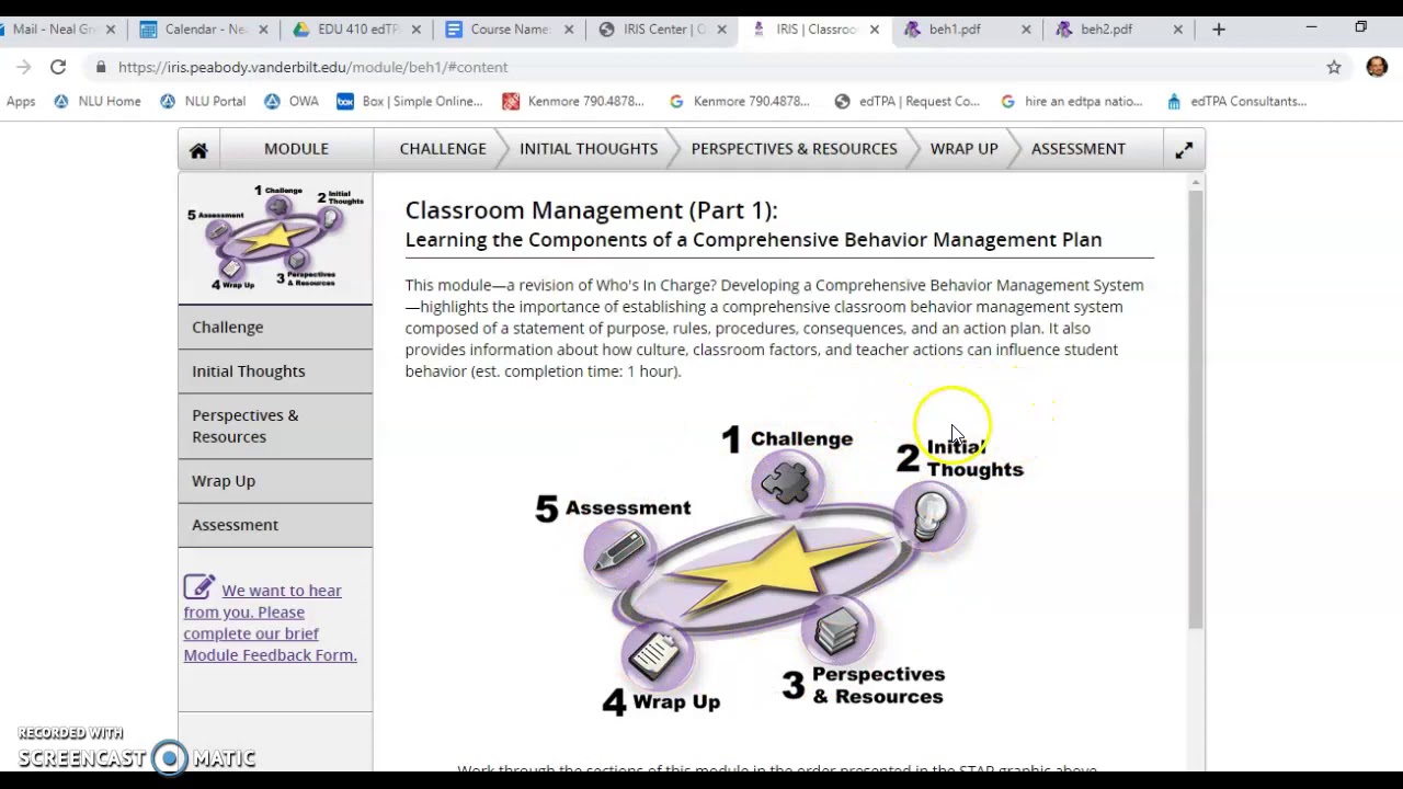 IRIS Classroom Mgmt Modules - YouTube