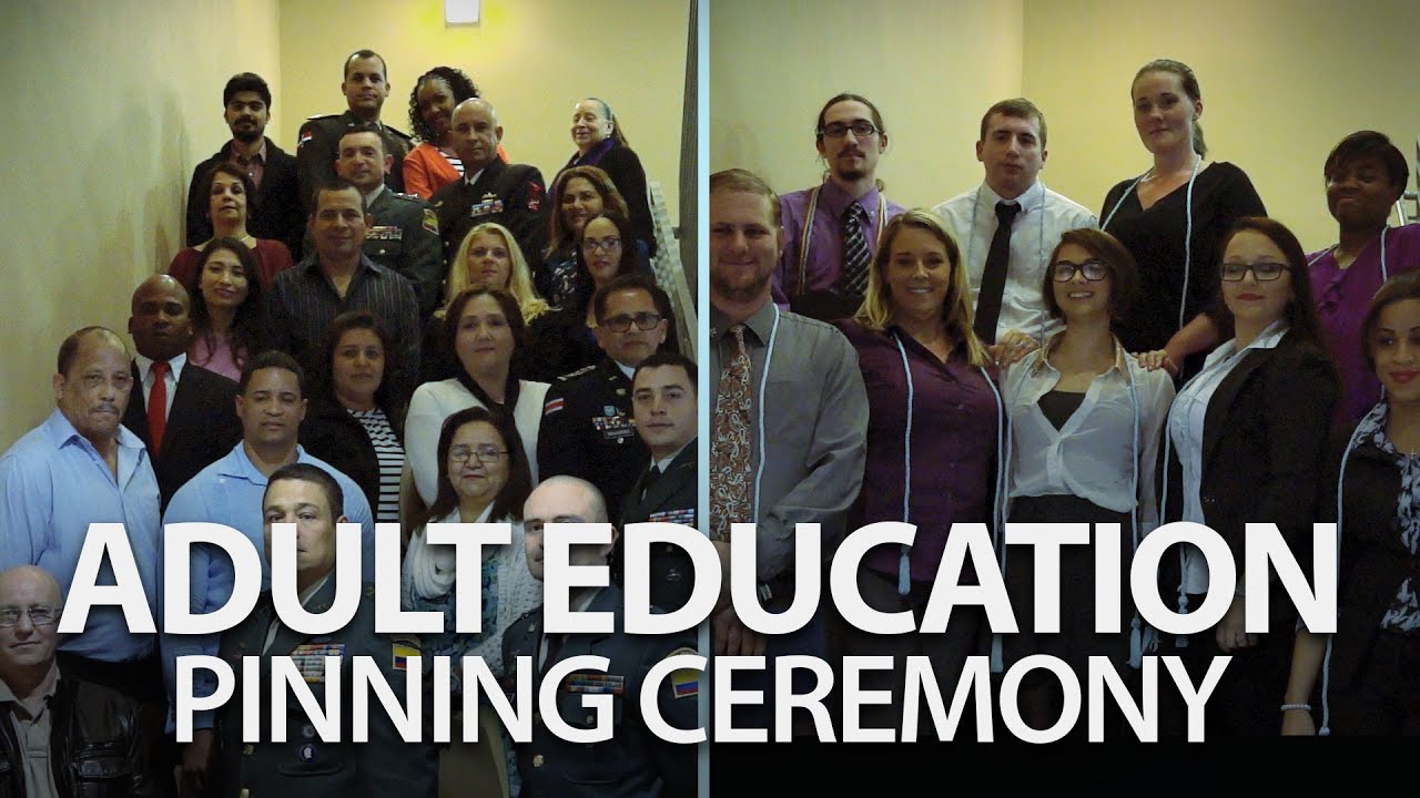 Adult Education Pinning Ceremony - YouTube