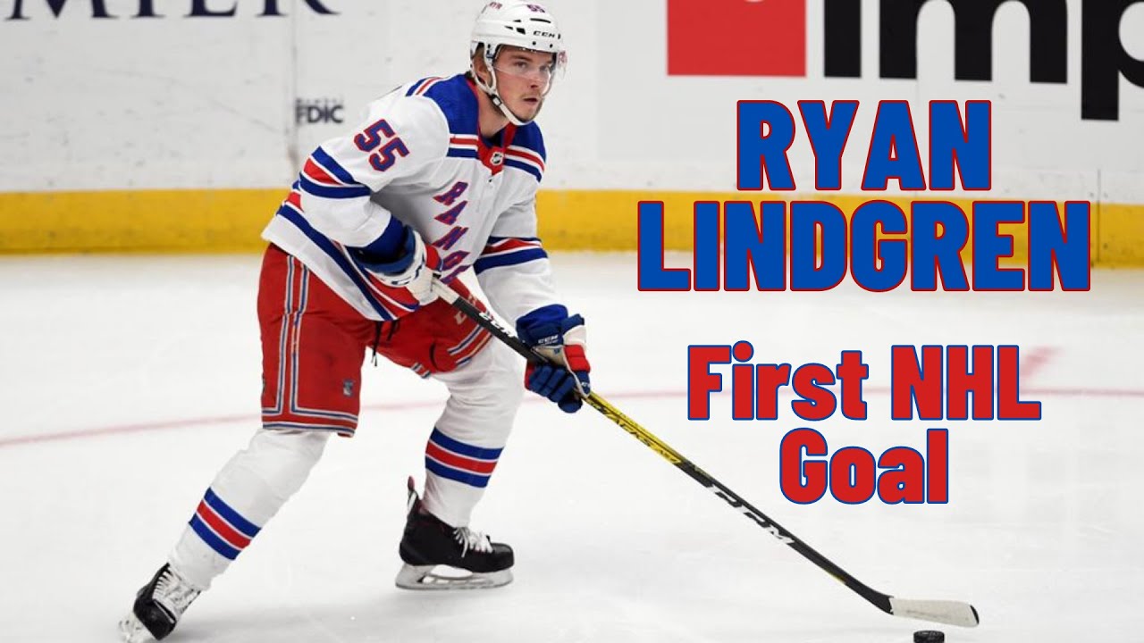 Ryan Lindgren #55 (New York Rangers) first NHL goal Nov 10, 2019 - YouTube