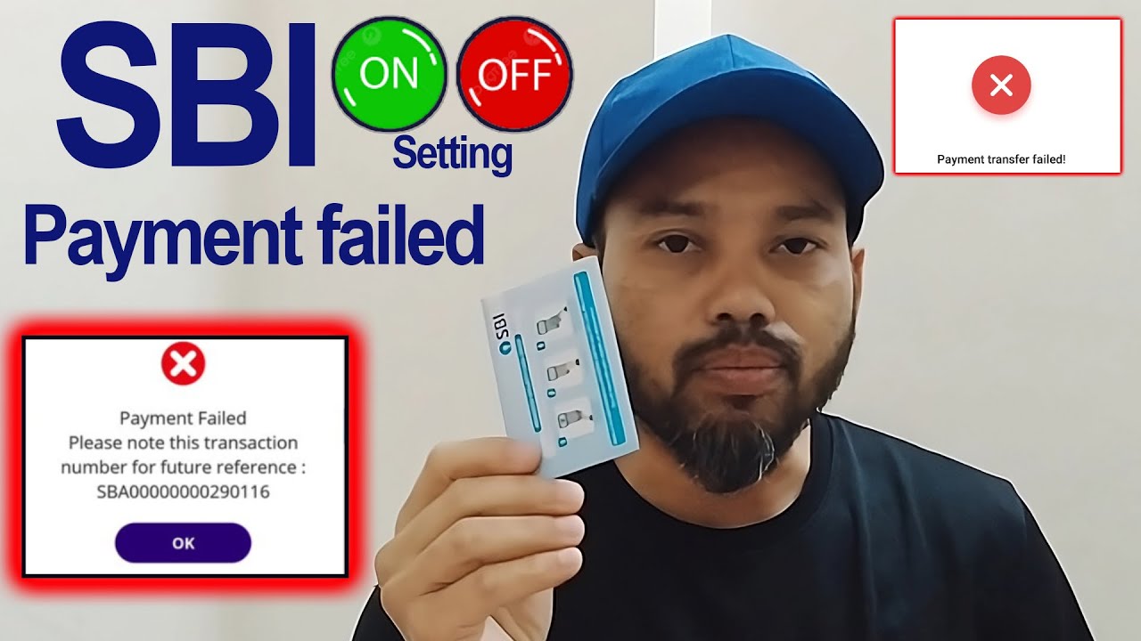 SBI debit card, ATM card payment decline, payment rejected. SBI CNP ...