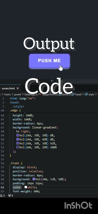 Button Animation In Html Css Part 121 Html 5 Css Coding Youtube