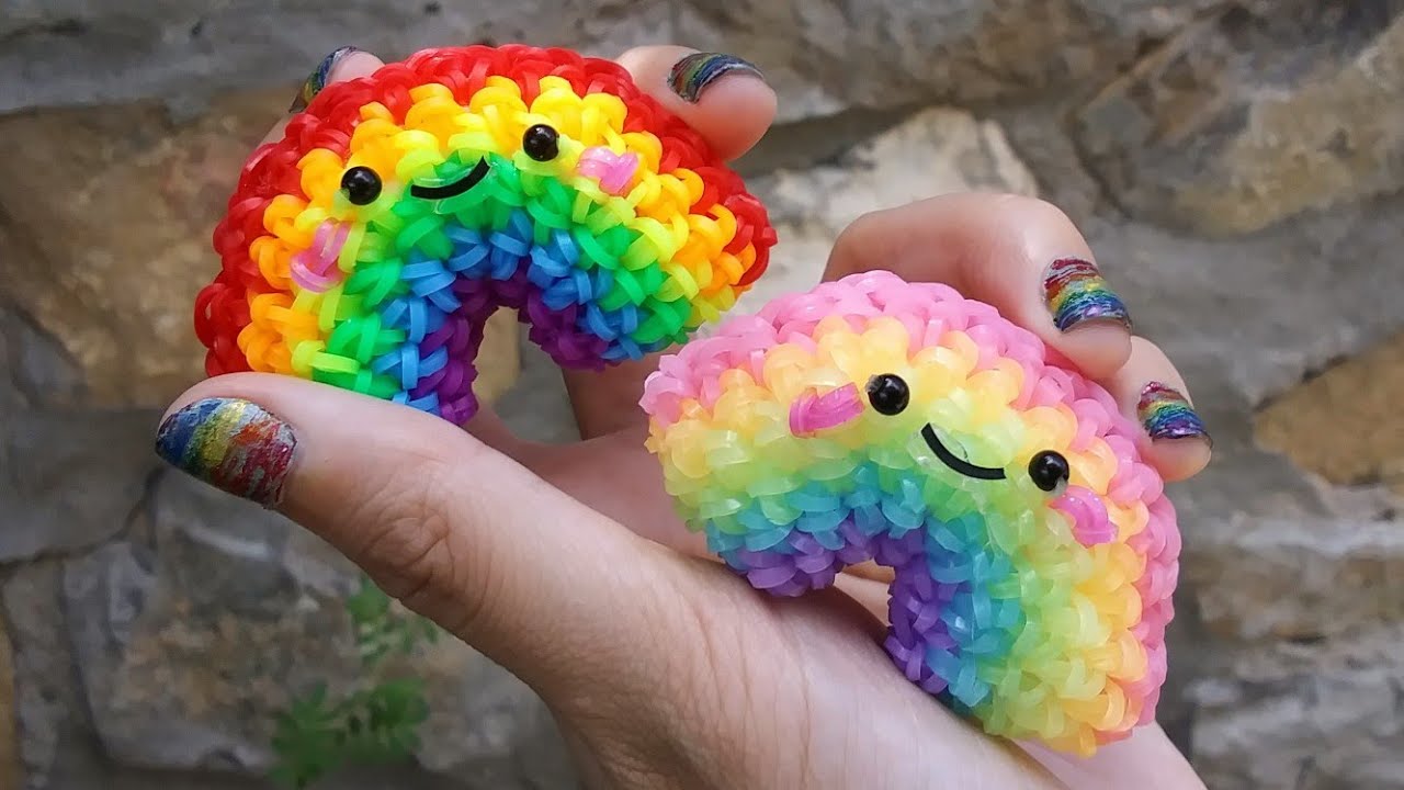 Loomigurumi Rainbow Tutorial (Rainbowloom) - YouTube
