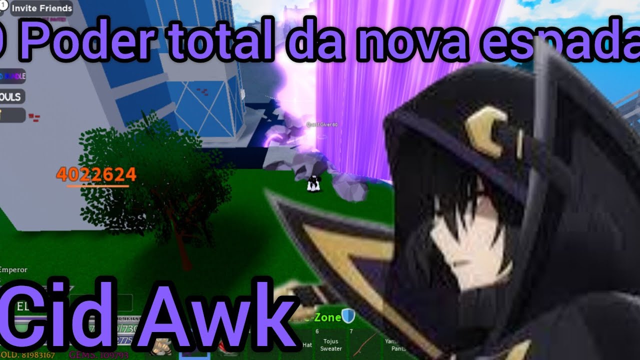 A espada mais forte do anime spirits atualmente - Cid Awk - YouTube