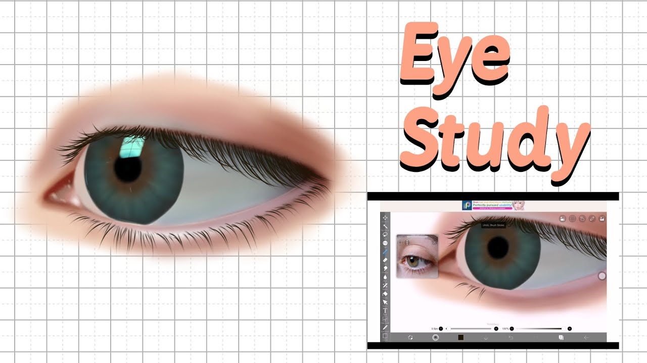 A quick guide on how to draw realistic eye | #digitalart #art - YouTube
