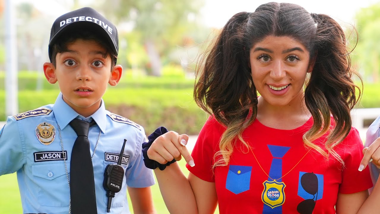 Jason and Sara with detective t-shirts adventures - YouTube