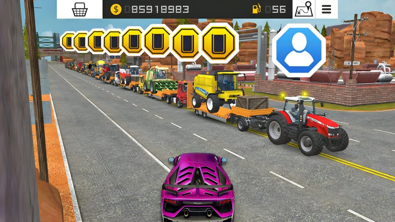 Fs18 Transport Many Harvesters ! Fs 18 Longest Loader With Multiplayer ...