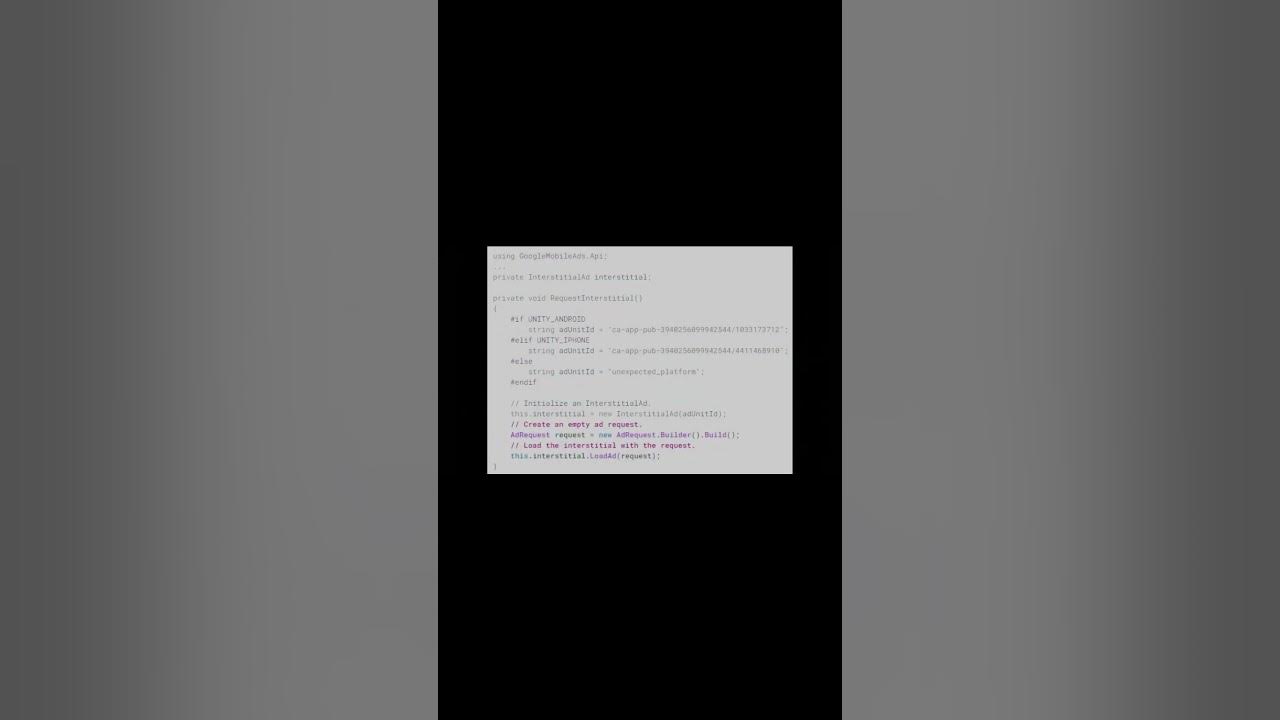 Implement Admob Interstitial Ad in Unity C# Mobile Application|Monetize mobile app (Part3) | # ...