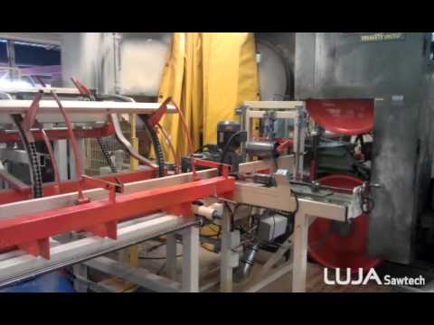 Luja Sawtech - Optimisation of a Canali ML1100 Twin band saw - YouTube