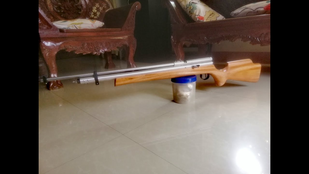 Homemade PCP Airgun Buttstock finishing: Part 4 - YouTube