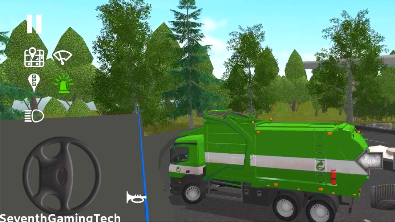 Clean City Garbage Truck 🚛🚛🚛🚛♻️ Trash Truck Simulator Mobile Gameplay ...