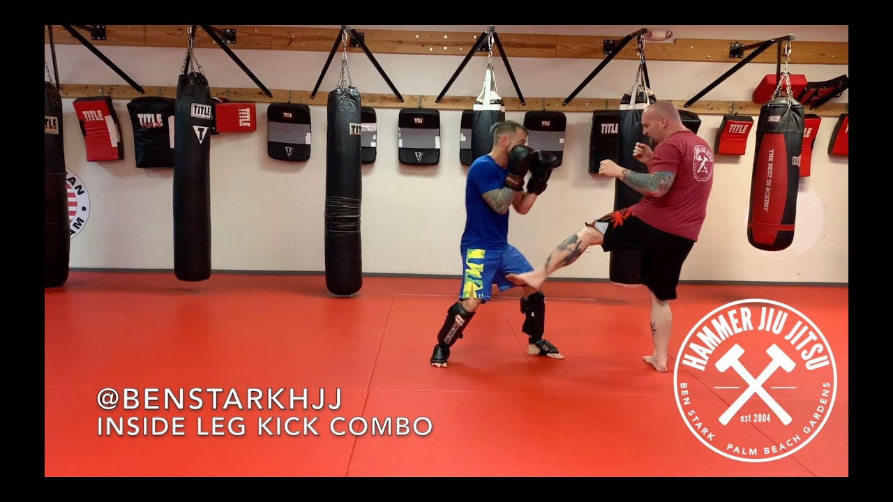 Inside Leg Kick Combo - Hammer Striking - YouTube