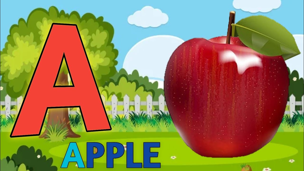 A for apple | phonics song | a for apple b forball #abclearningsongs ...