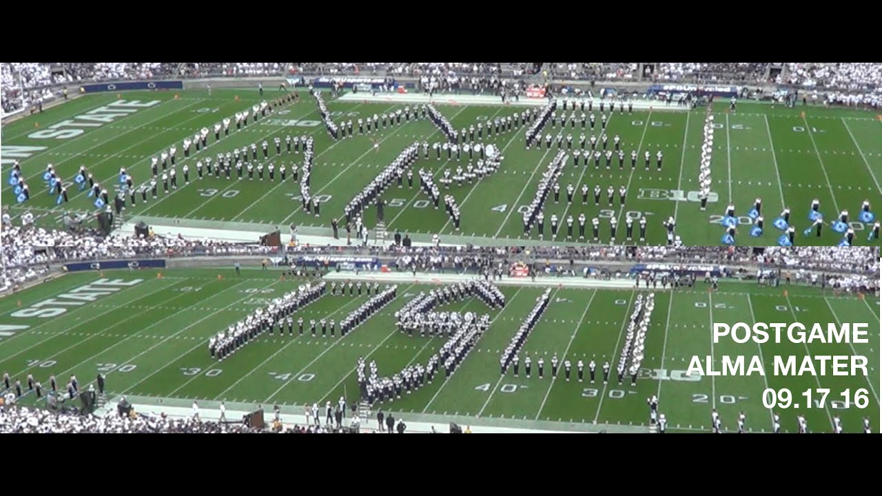 The Penn State Postgame Alma Mater. Sept. 17, 2016 - YouTube
