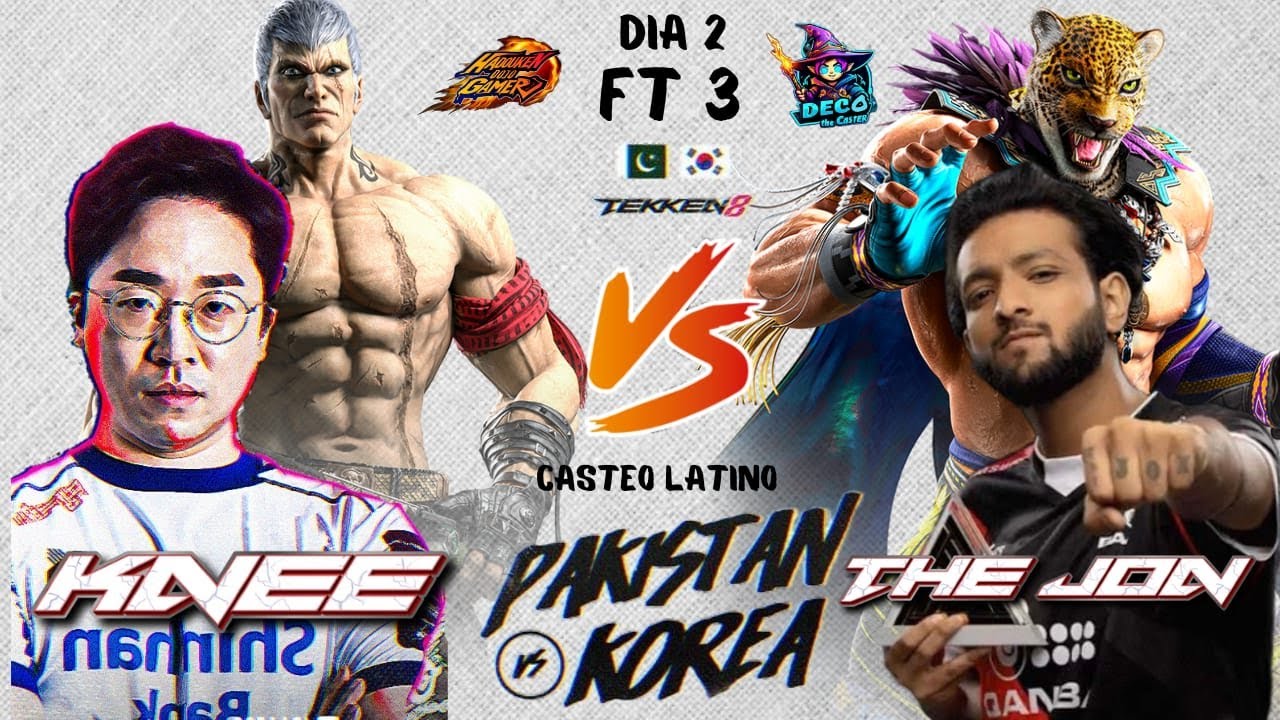 KNEE (KOR) VS THE JON (PAK) KOREA VS PAKISTAN (DIA 2) TEKKEN 8 - YouTube