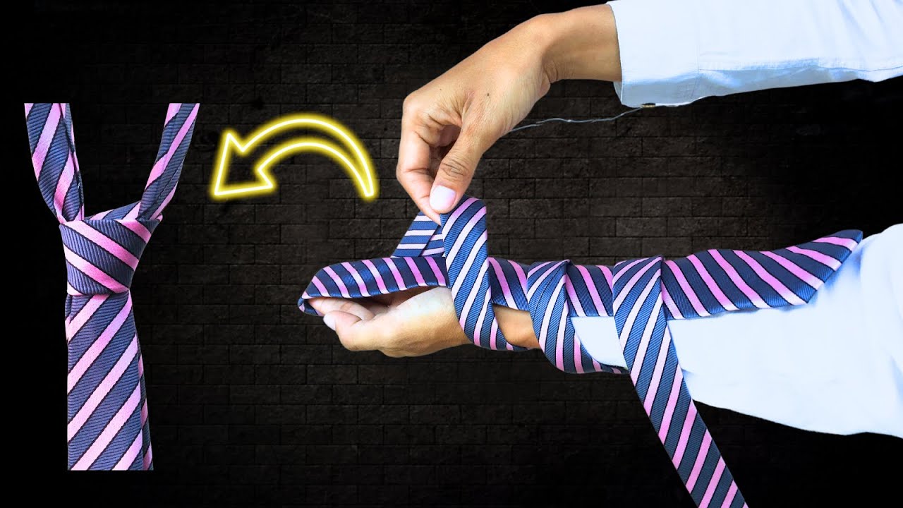 How to Tie a Tie 3 Steps by Hand Easy and Fast - YouTube
