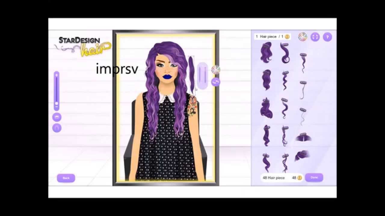 Stardoll Stardesign Curlfriend Hair Tutorial Purple Waves by imprsv ...