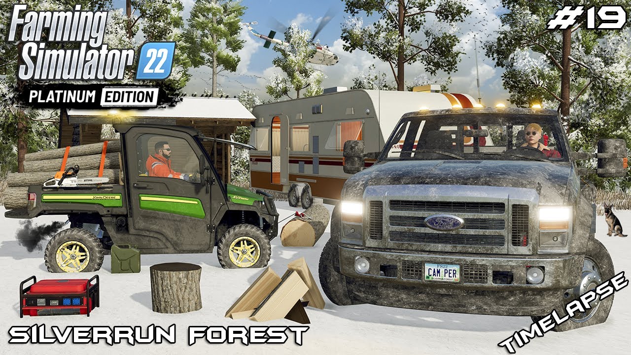 Buying new UTV, CAMPER and BIG LOGGING LAND | Silverrun Forest | FS22 ...