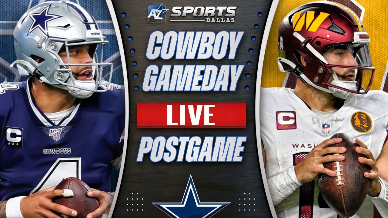 #Cowboys vs #Commanders POST GAME SHOW LIVE w/ Jesse Holley - YouTube