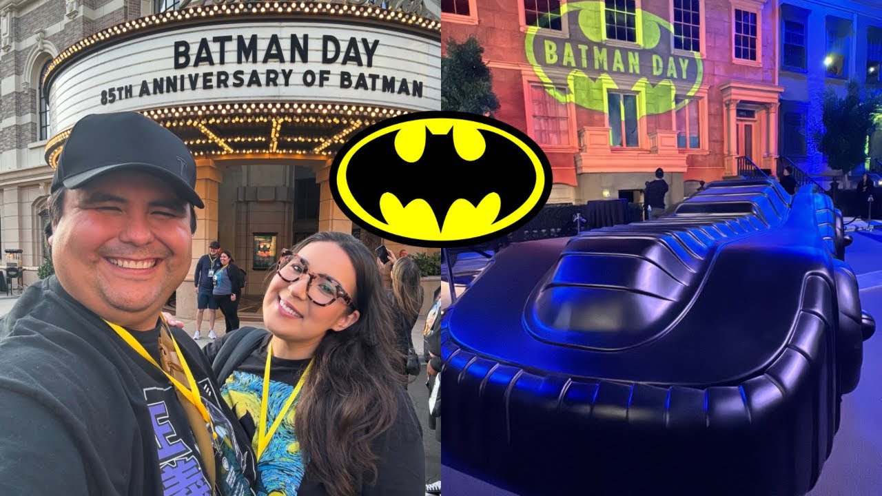 BATMAN DAY At Warner Brothers Studio Tour Hollywood - YouTube