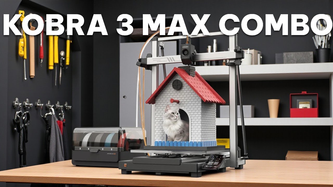 Anycubic Cobra Max 3 Combo - YouTube