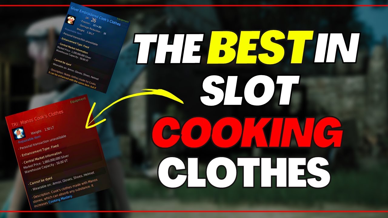 How to Craft Manos and Silver Embroidered Cooks Clothes in BDO - Step by Step Guide - YouTube