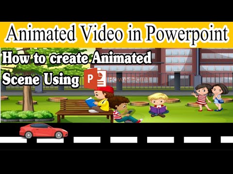 Created Animated Video in PowerPoint | how to create animated video ...