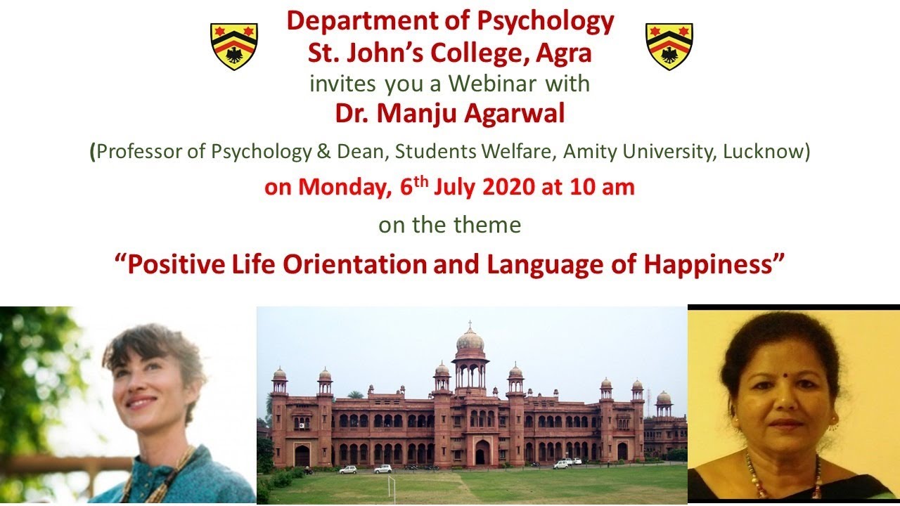 Positive Life Orientation and Language of Happiness - YouTube