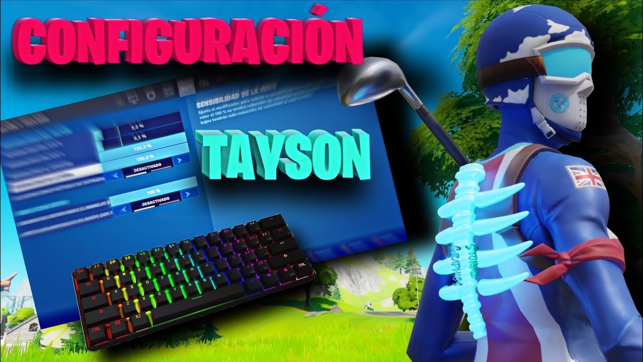 🔴🖥️NUEVA CONFIGURACIÓN DE TAYSON🔴TEMPORADA 7 FORTNITE 2| SENSIBILIDAD ...