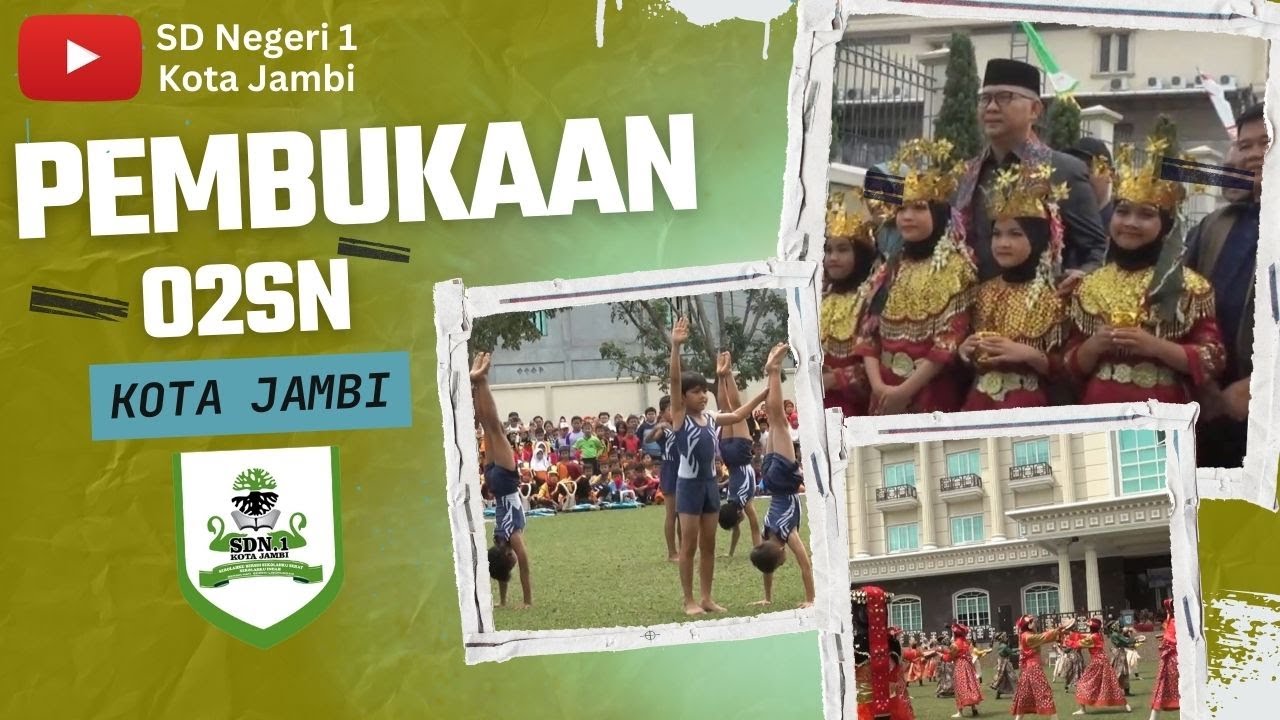Acara Pembukaan O2SN Kota Jambi Tahun 2023 - YouTube