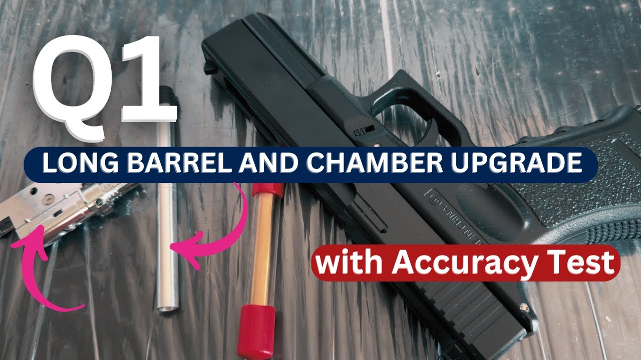 Glock 18 Q1 Upgraded long inner barrel and Accuracy Test - YouTube