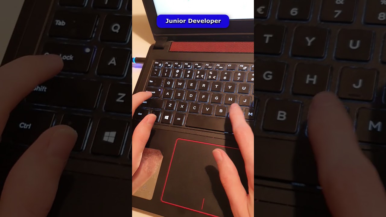 How People Type Capital Letters - Shift vs Caps Lock - YouTube