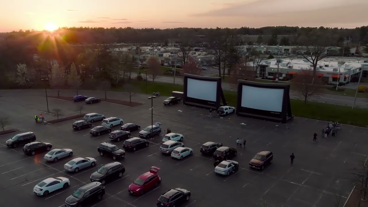 "Pop-up" Drive In theater - YouTube