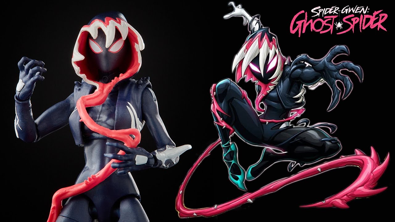 Venom Marvel Legends Series 2020 - Ghost Spider (Gwenom) - YouTube