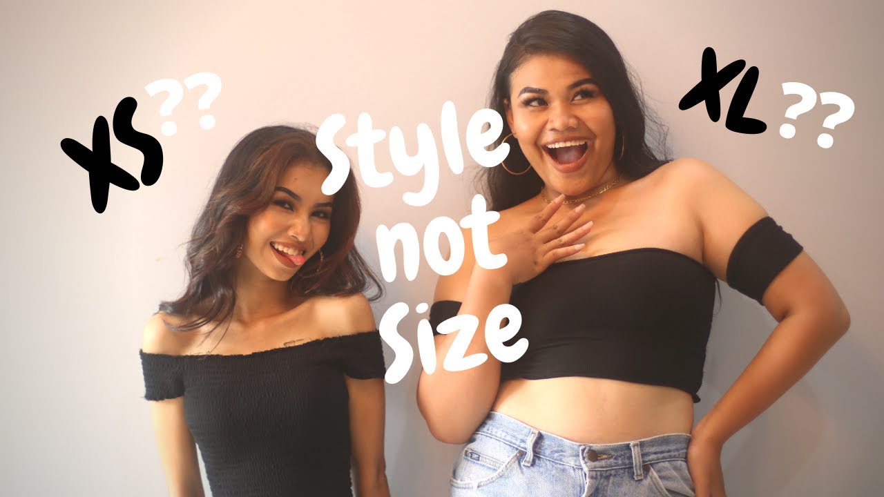 How plus size and small size girls rock the same outfit | 7 minutes ...