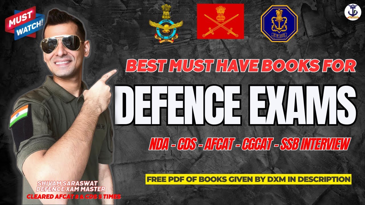 Top 20 Must-Have Books to Ace Any Defence Exam | Free Lectures Included ...