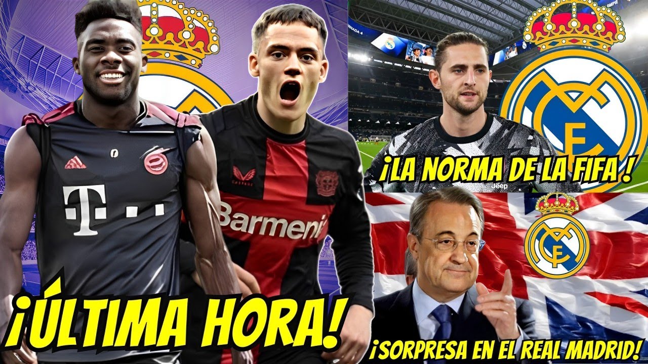 🔥¡ÚLTIMA HORA! ¡LA NORMA DE LA FIFA! ¡SORPRESA EN EL REAL MADRID ...