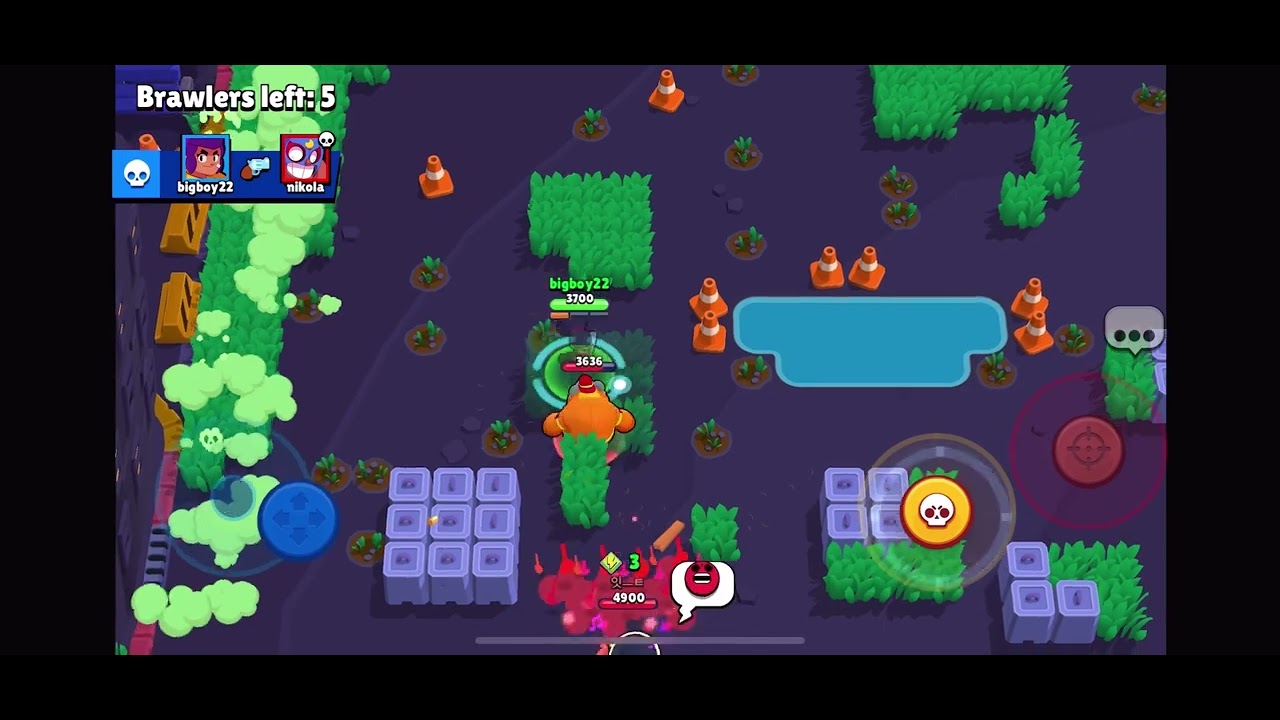 First brawl stars game - YouTube
