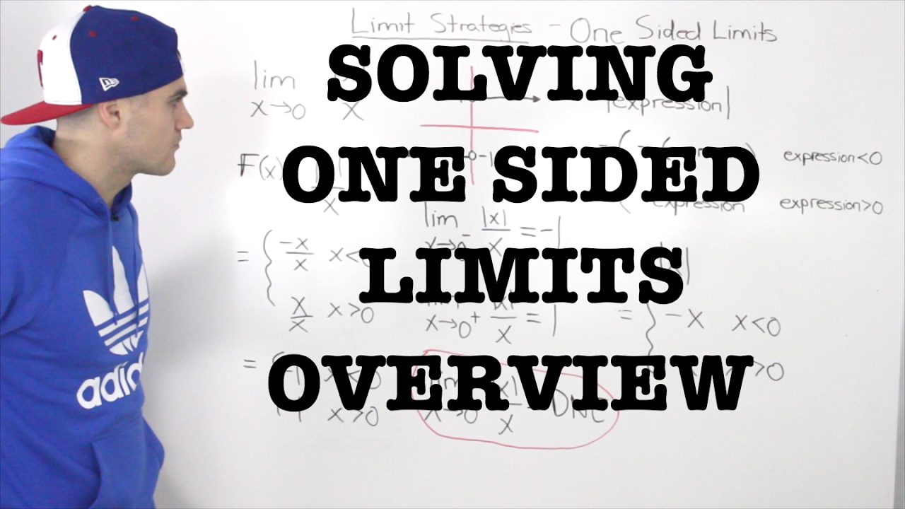 MCV4U (1.5) - Solving One Sided Limits Overview - calculus - YouTube