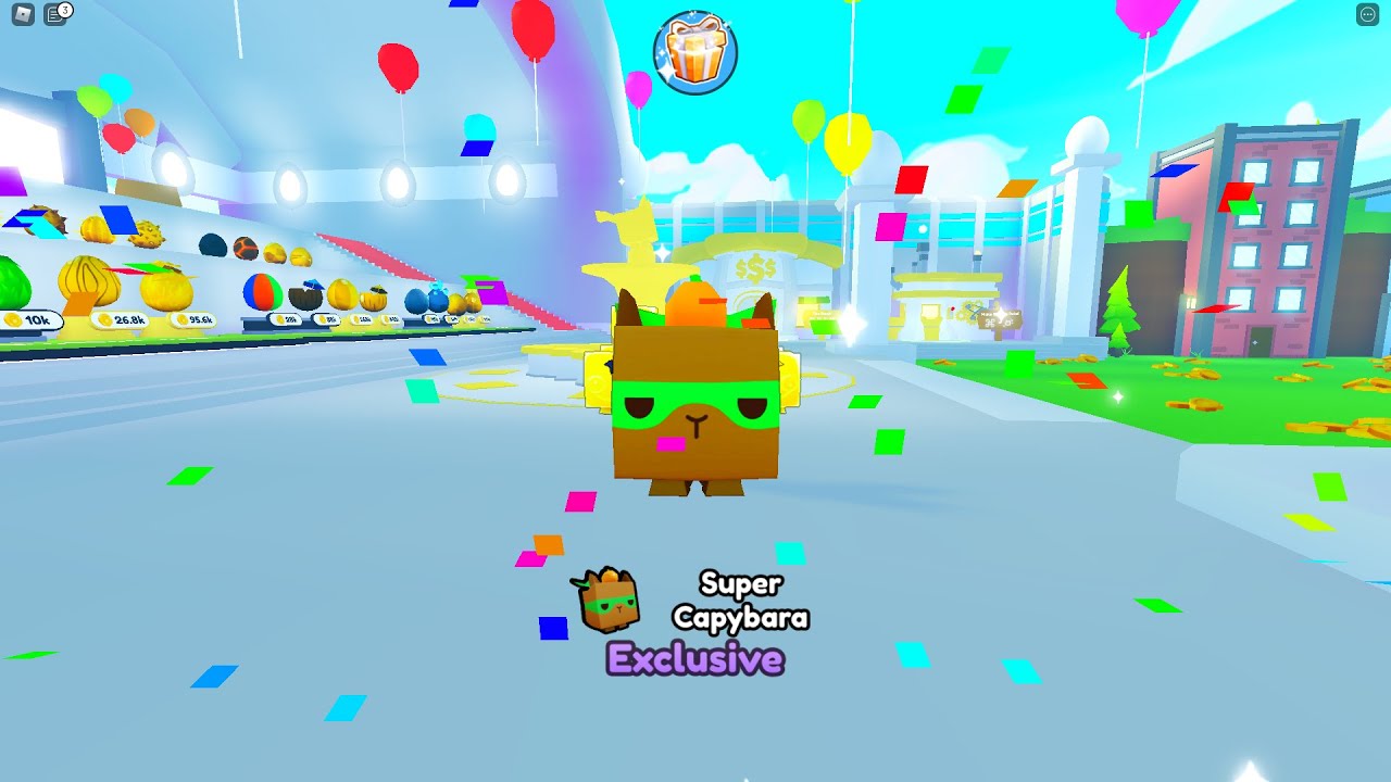 Hatching The Super Capybara in Roblox Pet Simulator X! - YouTube