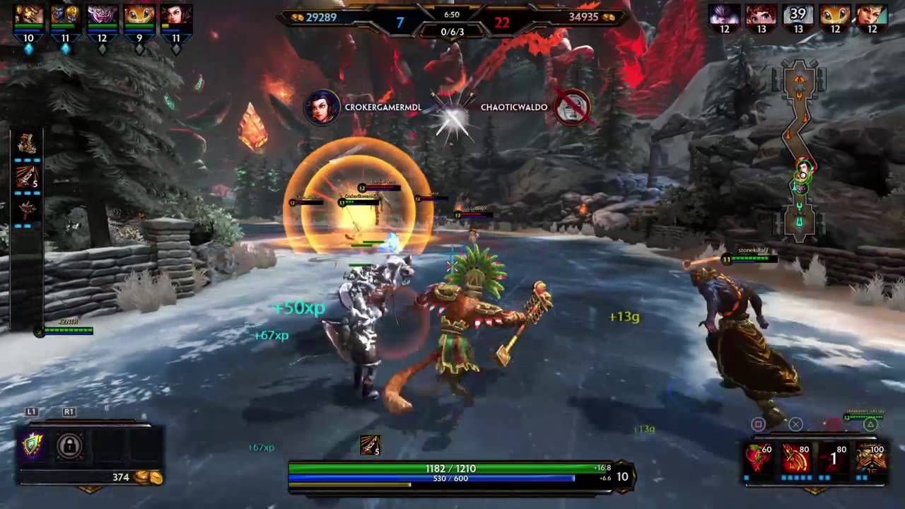 SMITE Assault Gameplay - YouTube