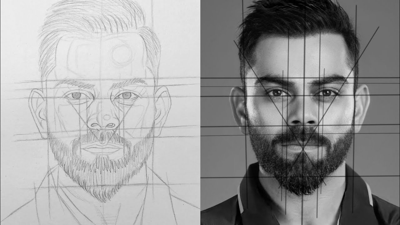 Freehand Outline drawing | Real-time - YouTube