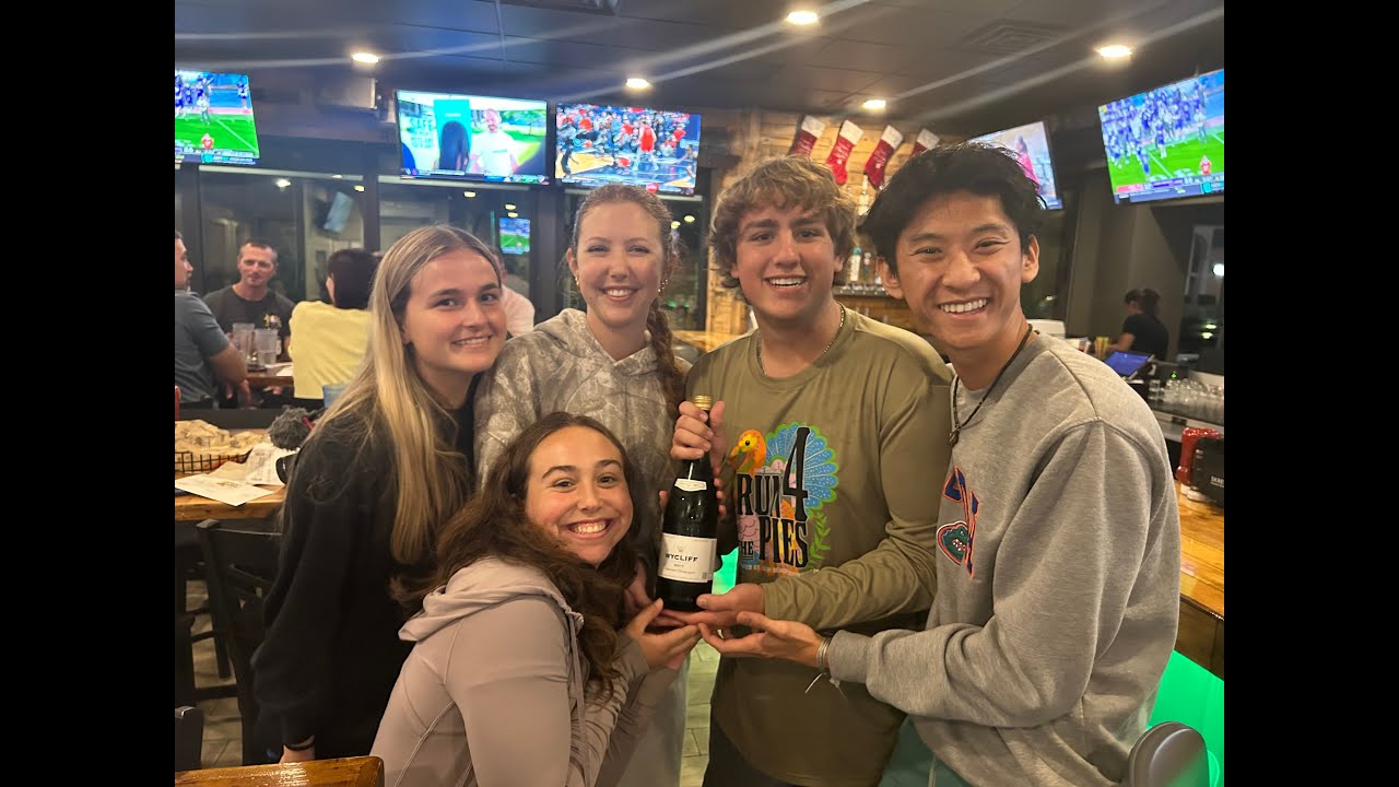 thanksgiving dinner, kelsey's birthday, and trivia vlog - YouTube