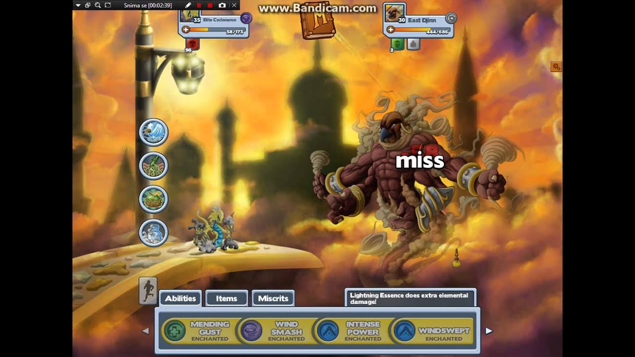 miscrits how to defeat djinn 2016 - YouTube