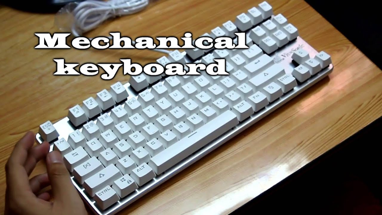 Обзор на механическую клавиатуру Viewsonic ku520 | Budget mechanical ...